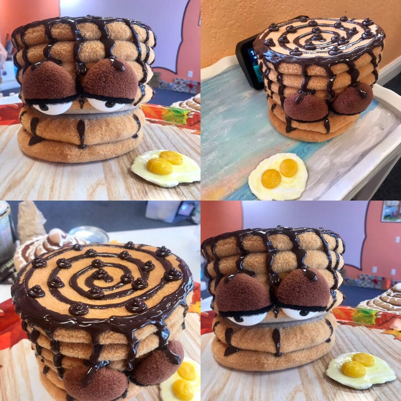 Chocolate Chip Pancake Stack Puppet Pattern - Digital Download ...