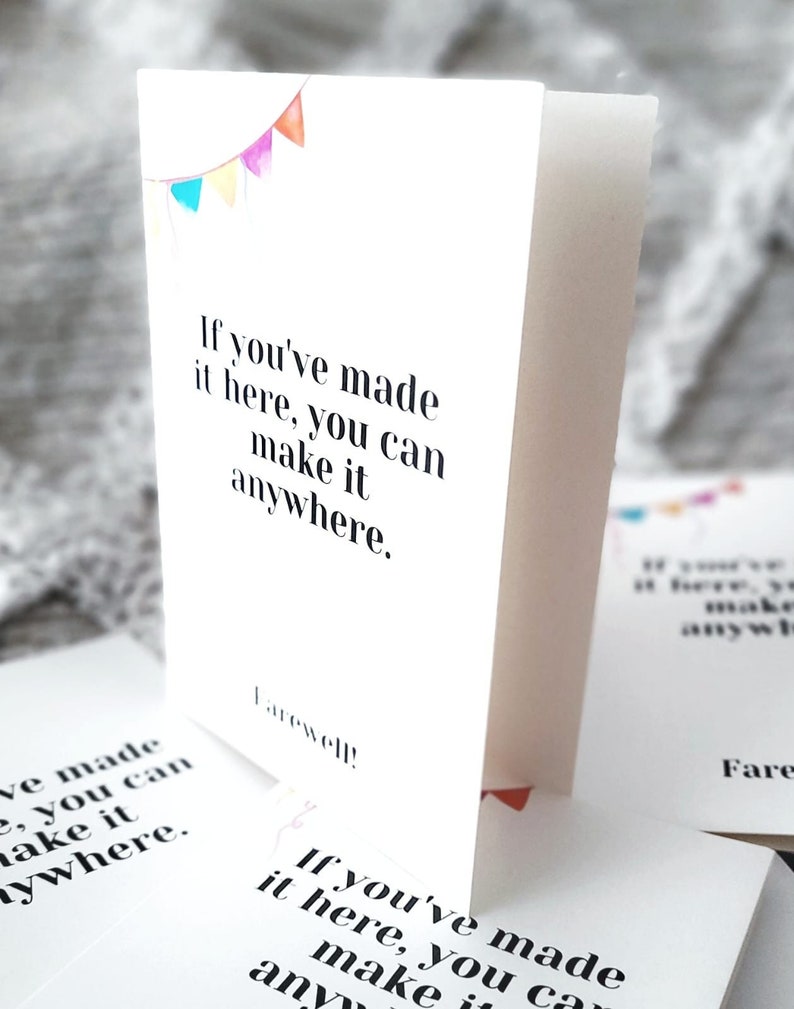 Grappige afscheidskaart voor collega's grappige - Etsy België