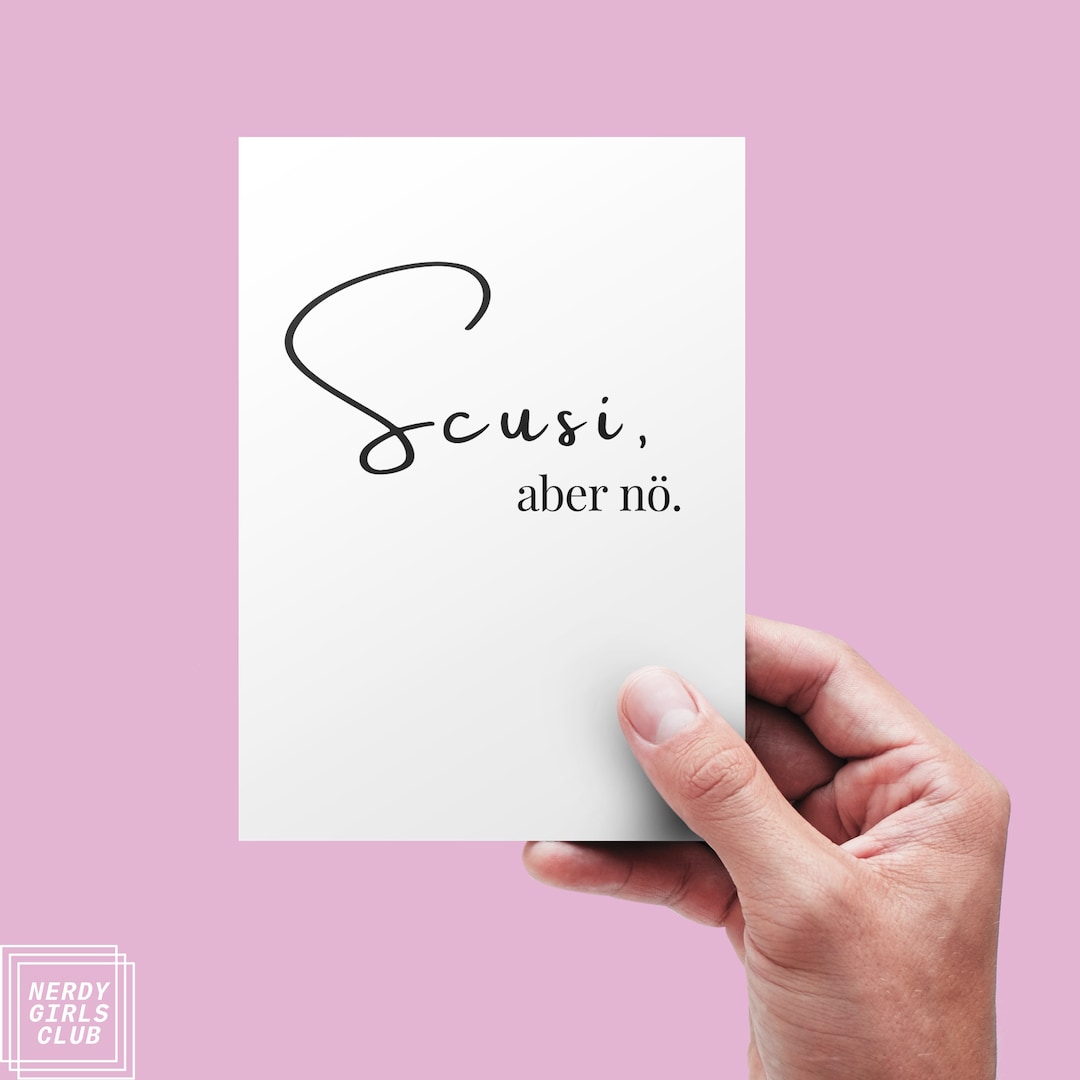 Minimalist Postcard | Cheeky Sayings Card | Funny Gift Idea for a ...
