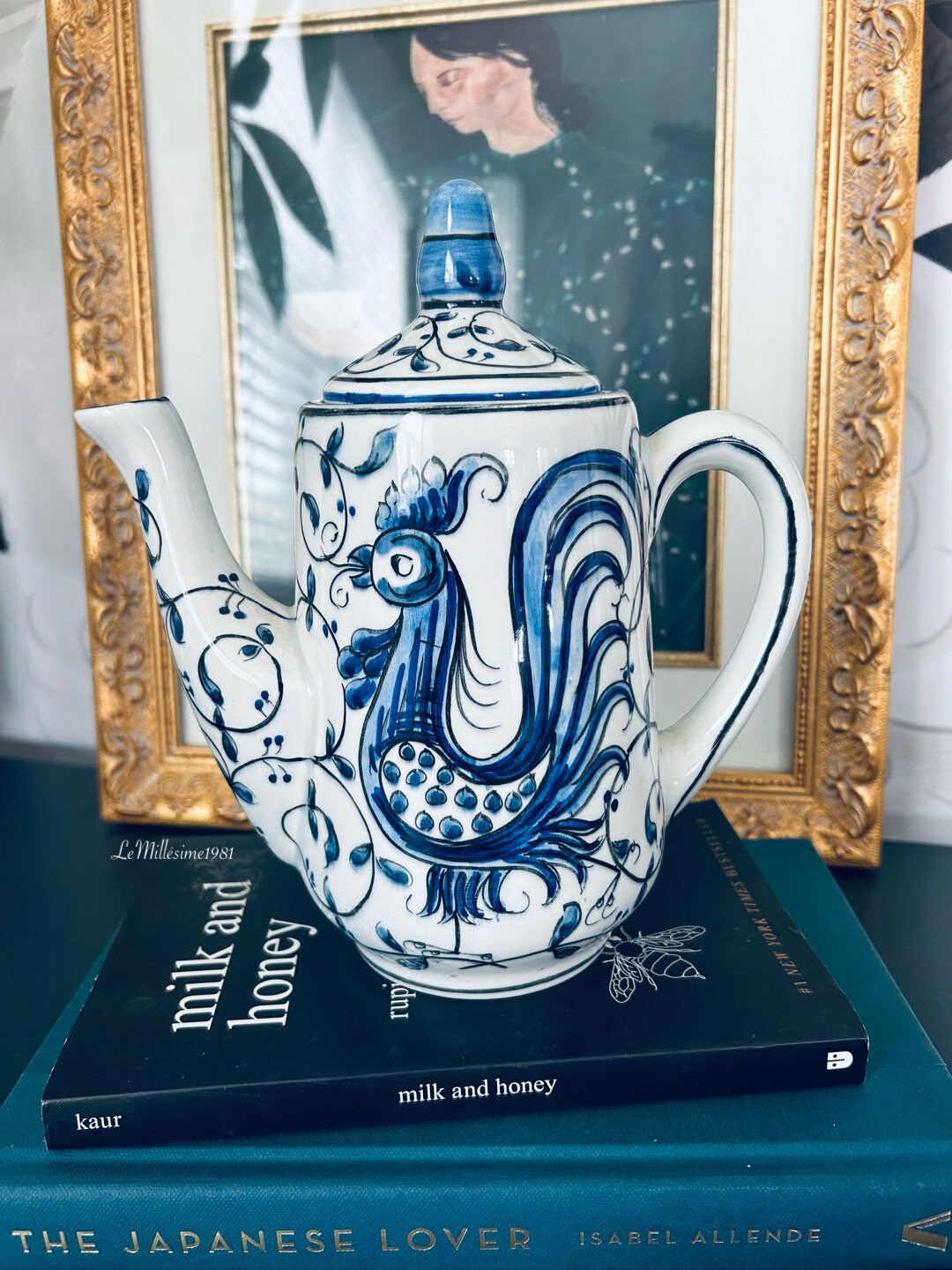 Vintage Anfora Agueda Collectible Hand Painted Teapot Midcentury ...