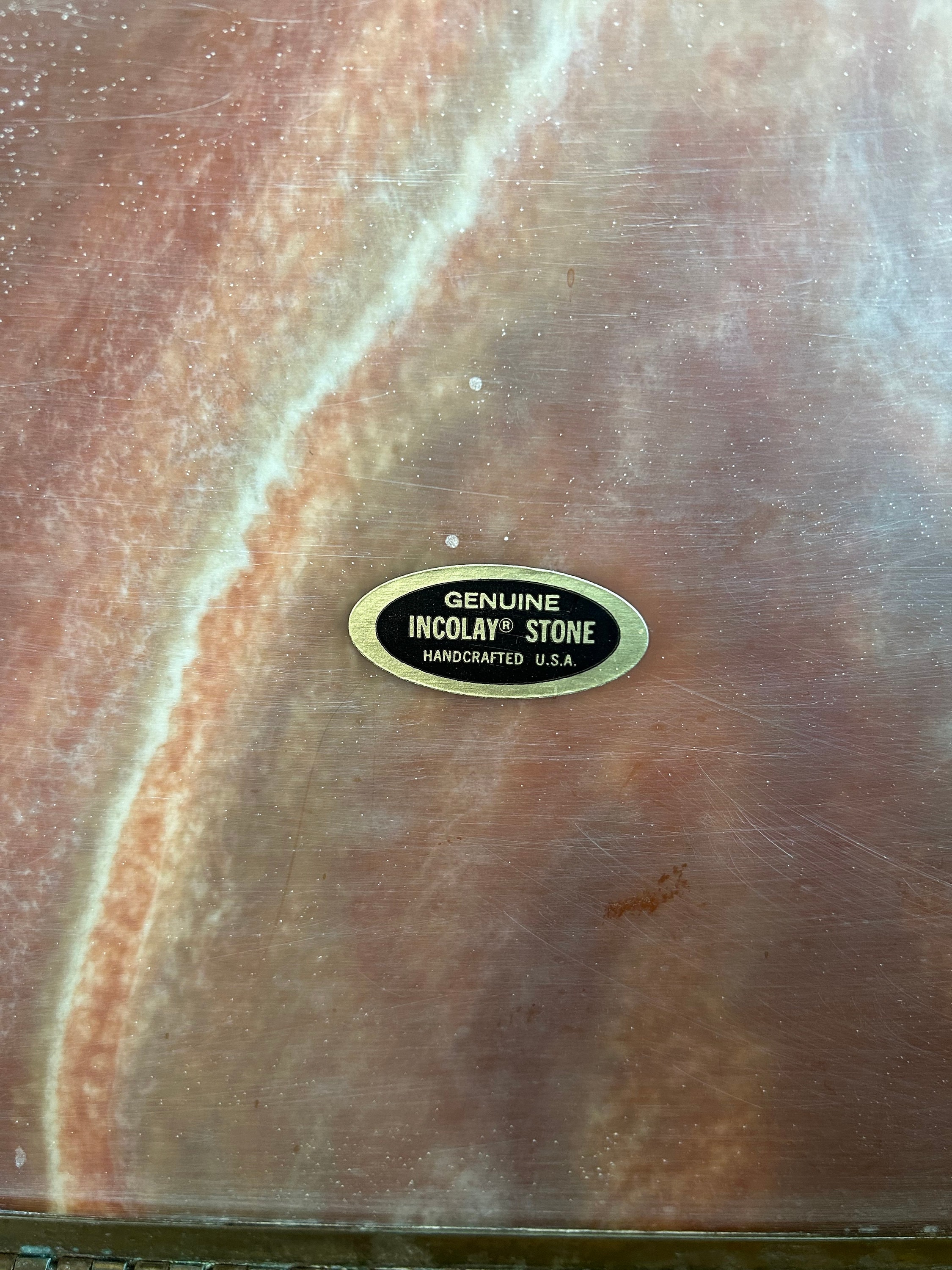 Large Vintage Incolay Stone Box With a Detailed Scenery of Zermatt and ...