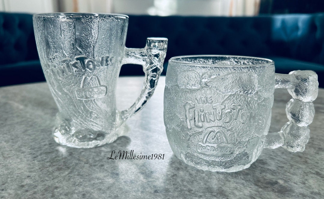 Vintage Set of 2 Flintstones Mc Donalds Rocky Road & Mammoth Mugs - Etsy