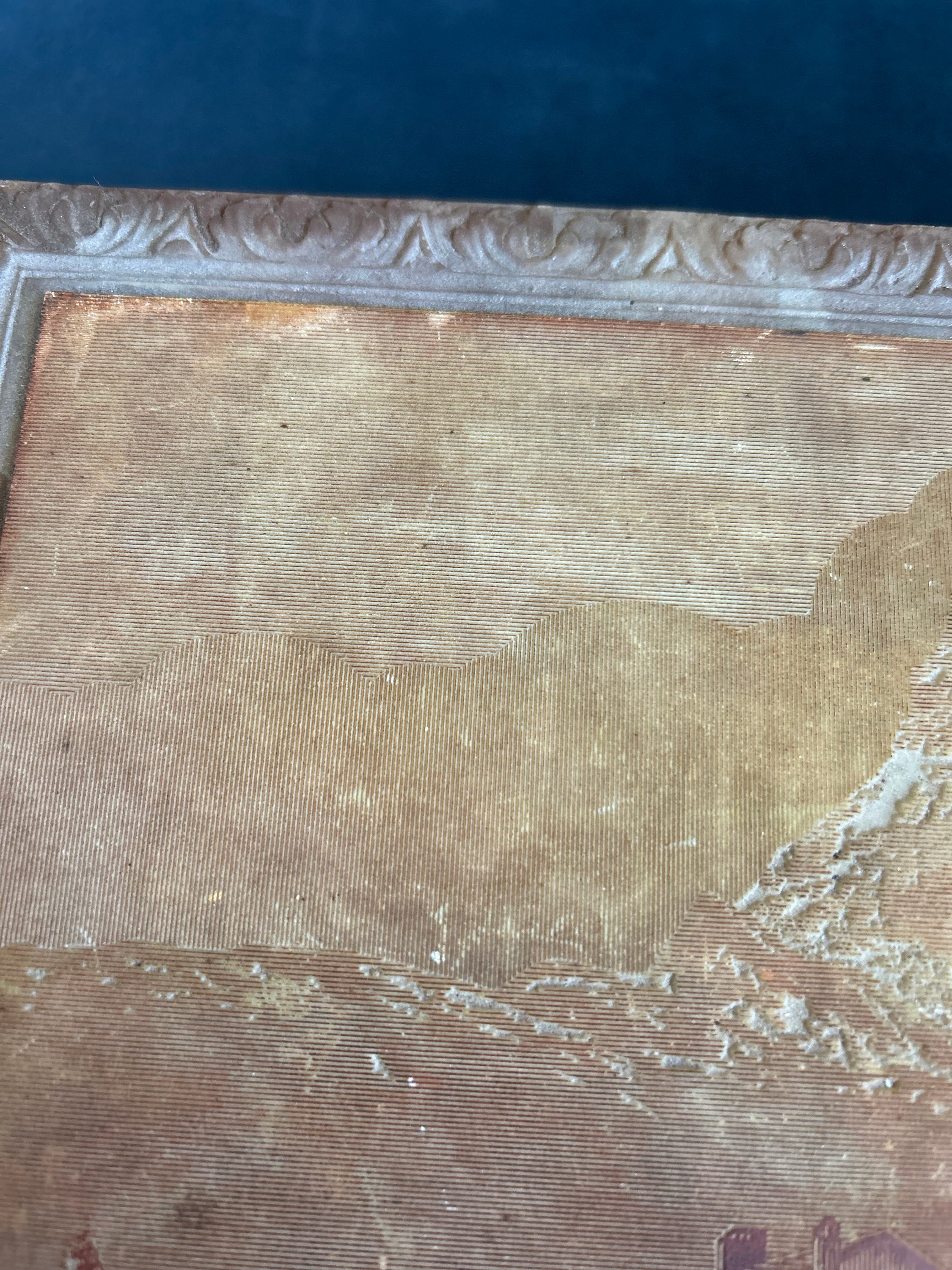 Large Vintage Incolay Stone Box With a Detailed Scenery of Zermatt and ...