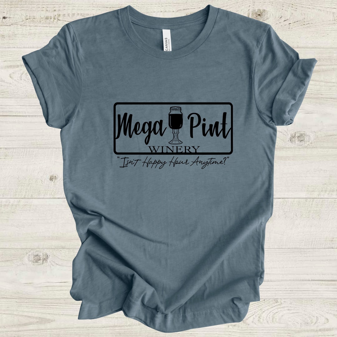 Mega Pint Winery Tee - Etsy