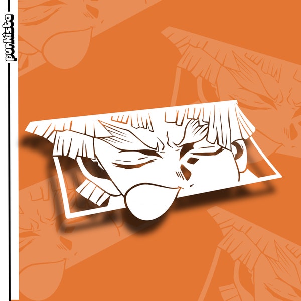 Holo Demon Slayer Sticker - Etsy