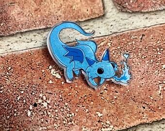 Baby Dragon Pin - Etsy
