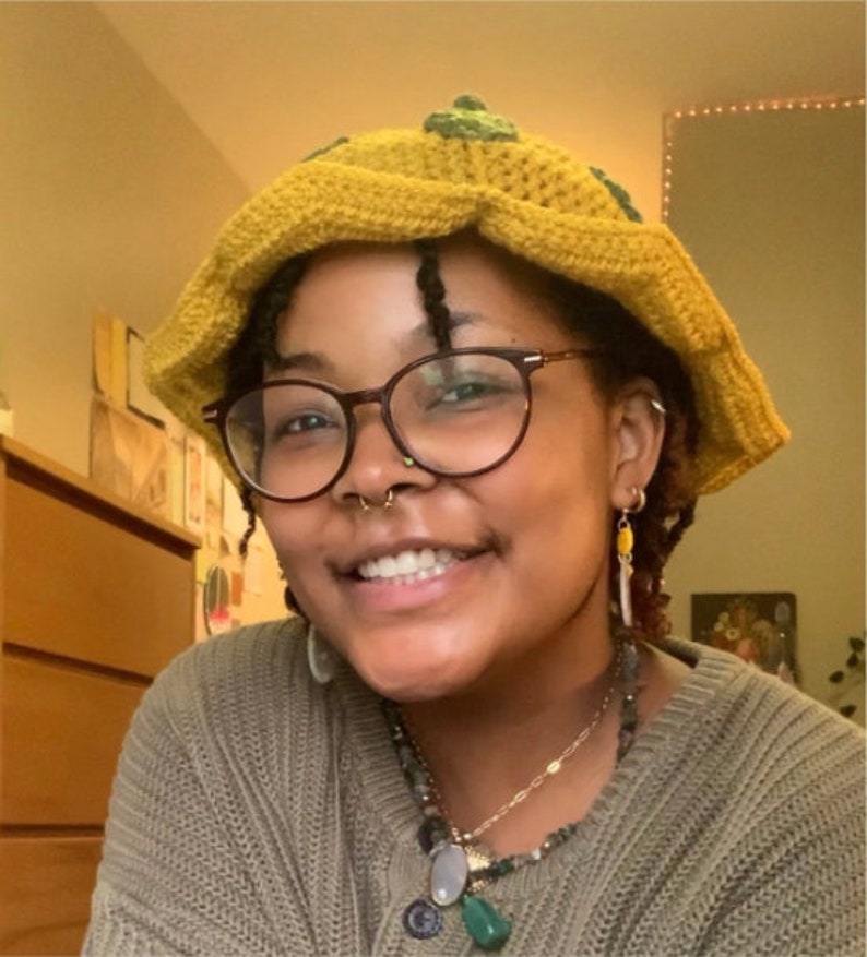 CROCHET PATTERN Crochet Tulip Hat Flower Design | Etsy