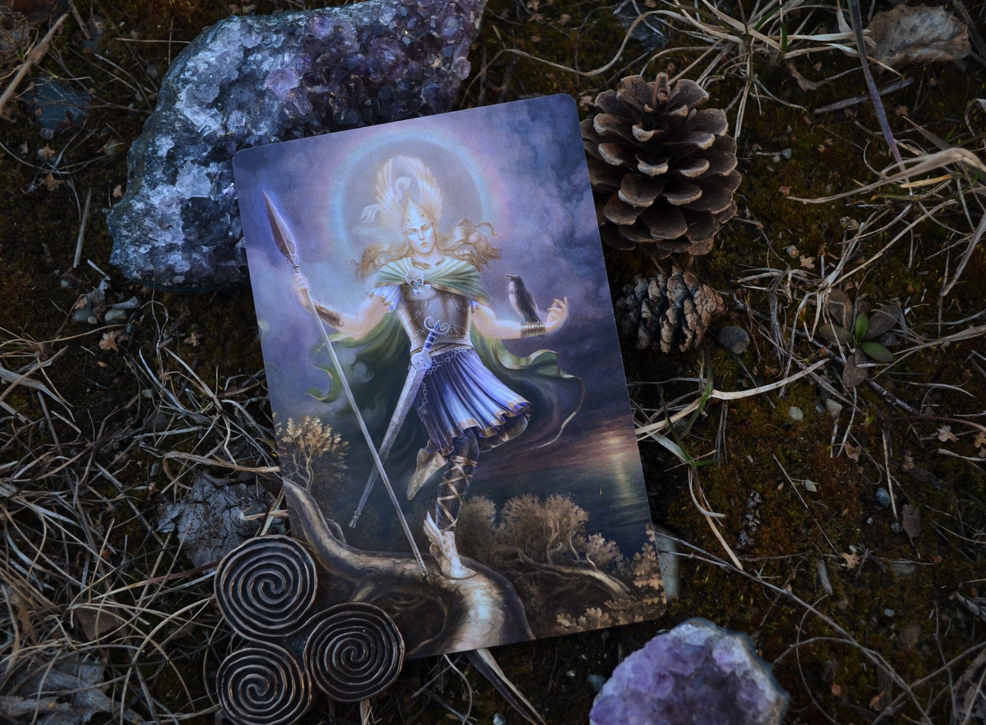 Lugh Lamhfada Idol Card 4"x6" - Celtic Pagan God Art - Premium Quality ...