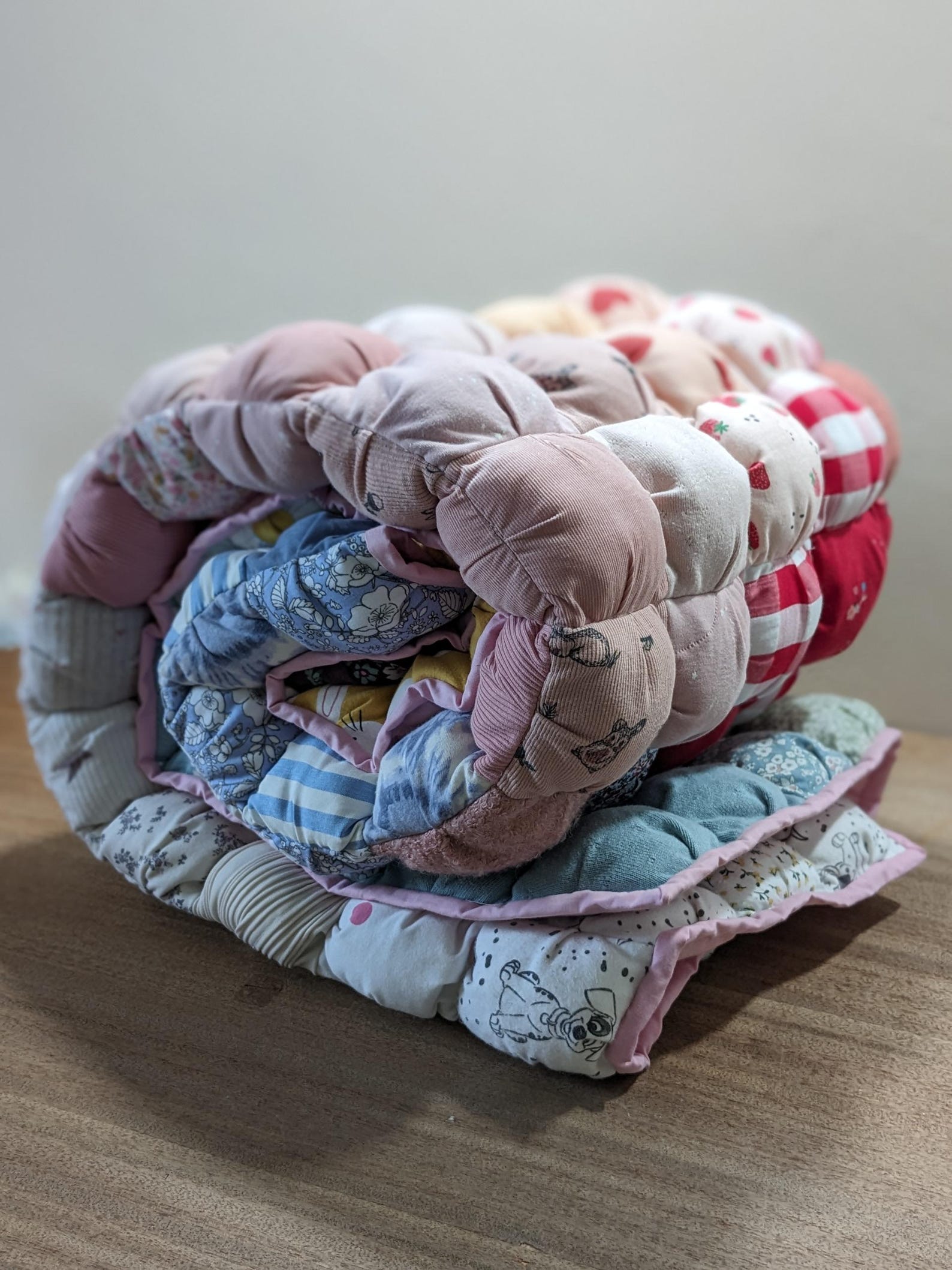 Ombre Puff Memory Quilt Grief Blanket - Memory Throw Made From a Loved ...