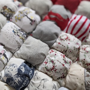 Ombre Puff Memory Quilt Grief Blanket - Memory Throw Made From a Loved ...