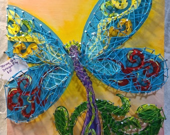 String Art Dragonfly | Etsy