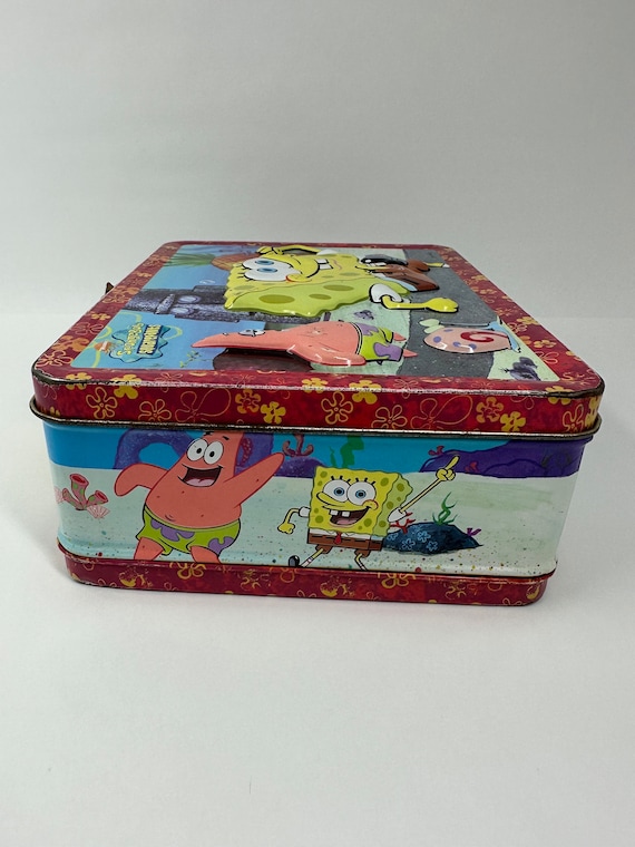 Vintage Lunch Box Spongebob Squarepants Tin 3d Des… Gem