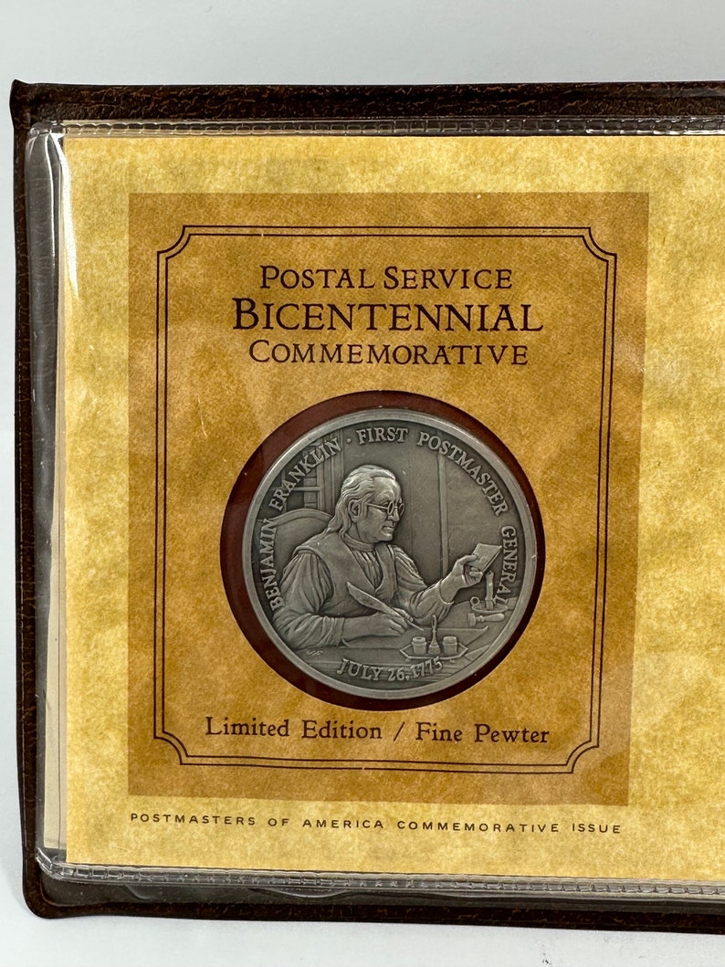 Vintage Bicentennial Commemorative Benjamin Franklin Medal, 1975. - Etsy