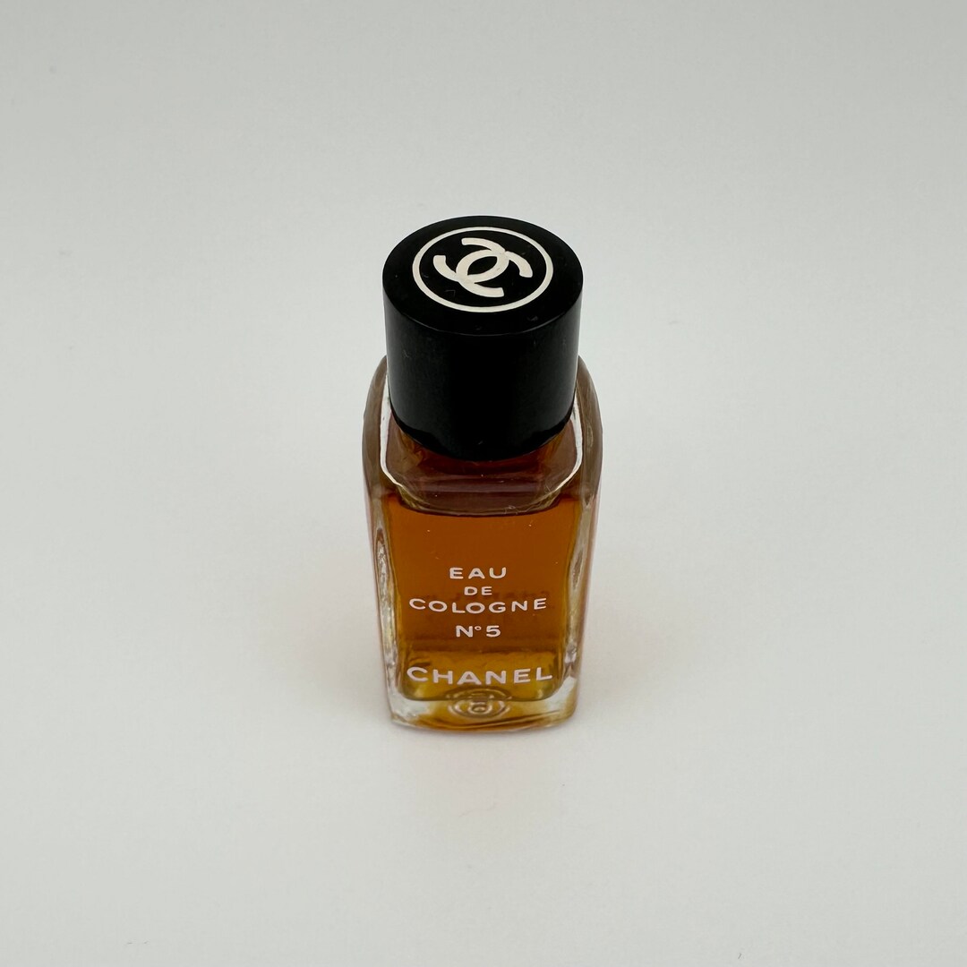 Vintage Mini Chanel Perfume Bottle Eau De Cologne in Clear Glass - Etsy
