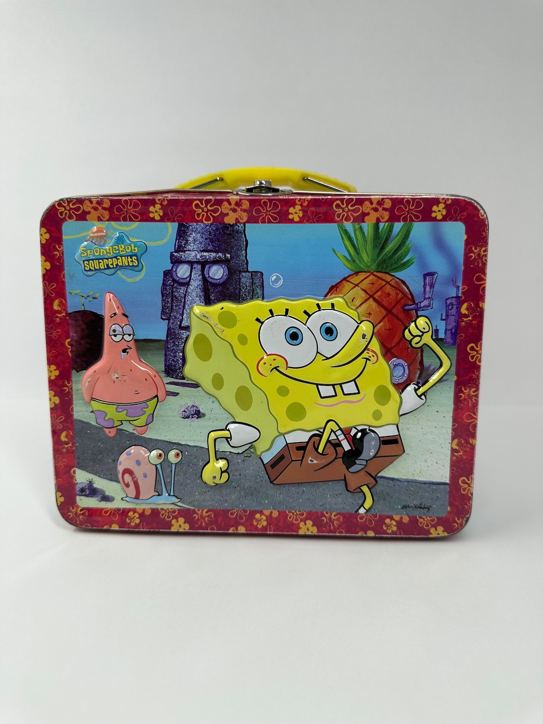Vintage Lunch Box Spongebob Squarepants Tin 3D Design. - Etsy