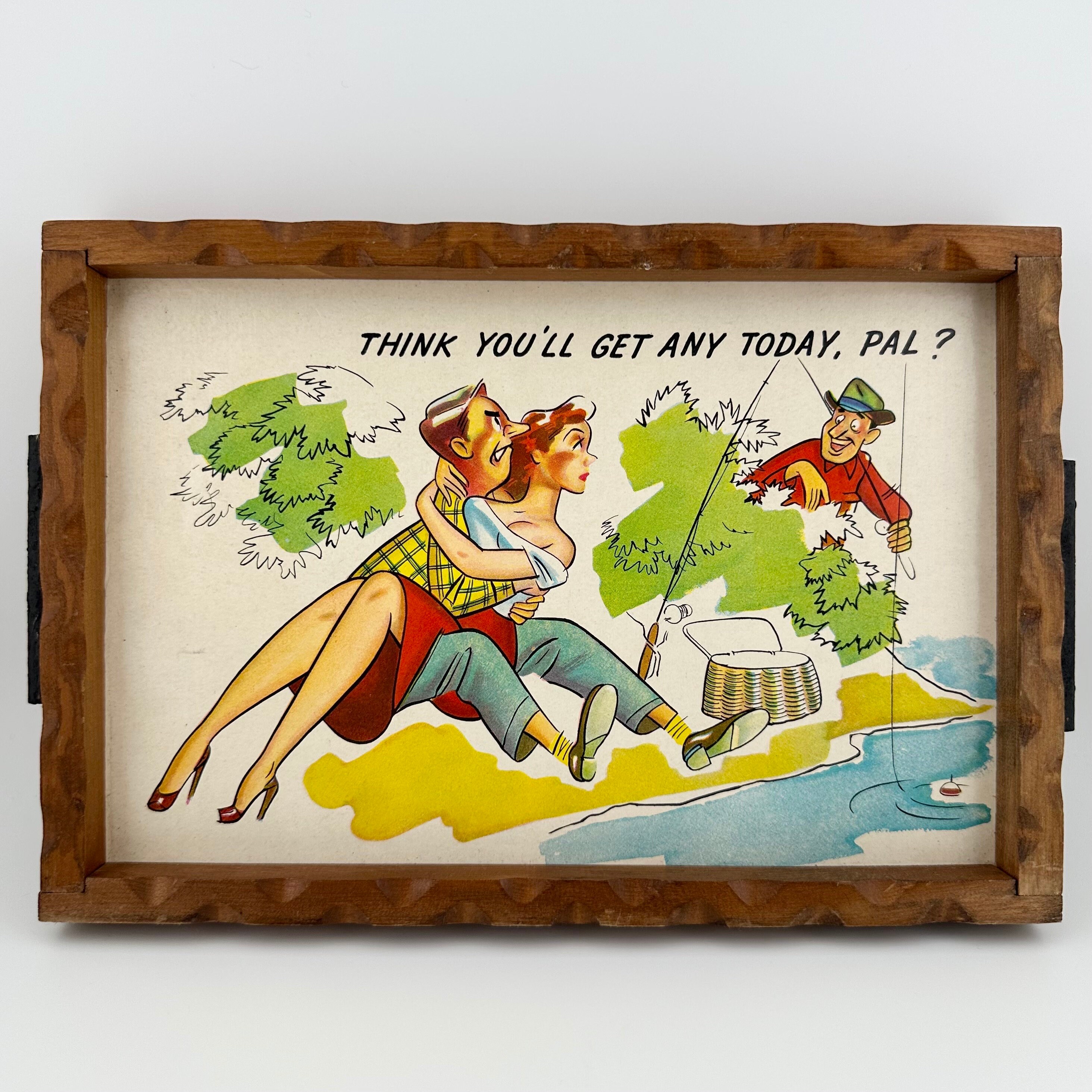 Vintage Funny Tray or Wall Decor, think Youll Get Any Today, Pal ...