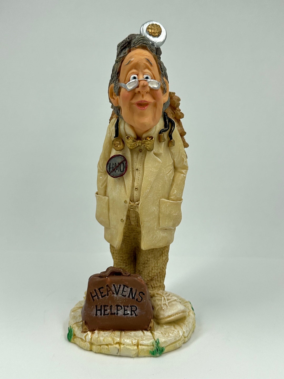 Vintage Figurine of Dr. Bob by Guardian Grannies & Friends. - Etsy