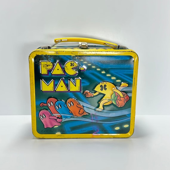 Vintage Metal Lunch Box of PAC-MAN and Made by Aladdi… - Gem