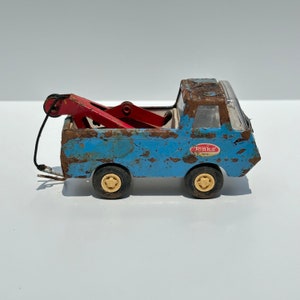 Vintage Blue Tow Truck Die-cast Car Model Made by Tonka in 1960s. - Etsy