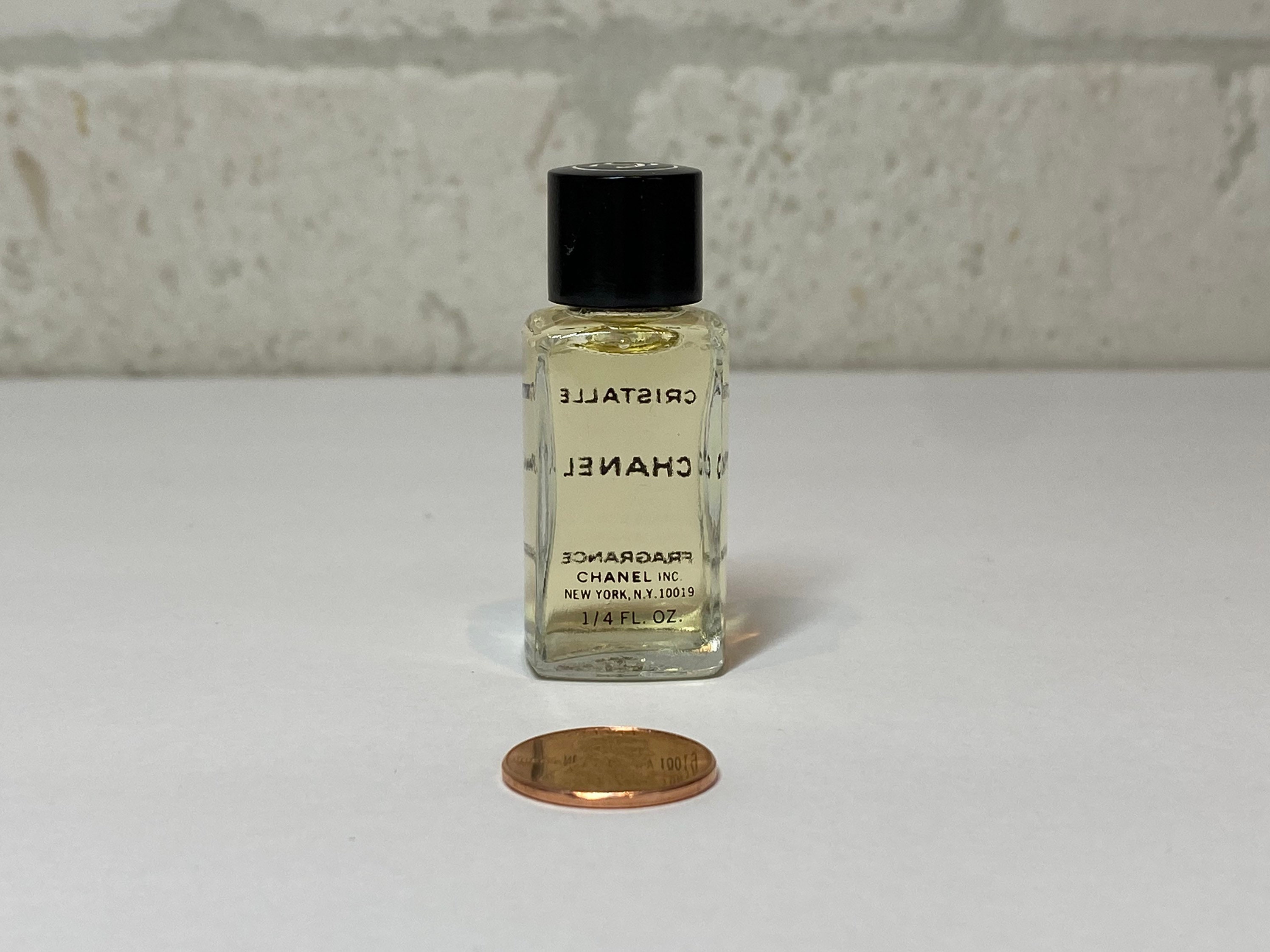 Vintage Mini Chanel Perfume Bottle, Clear Glass, Cristalle Fragrance - Etsy