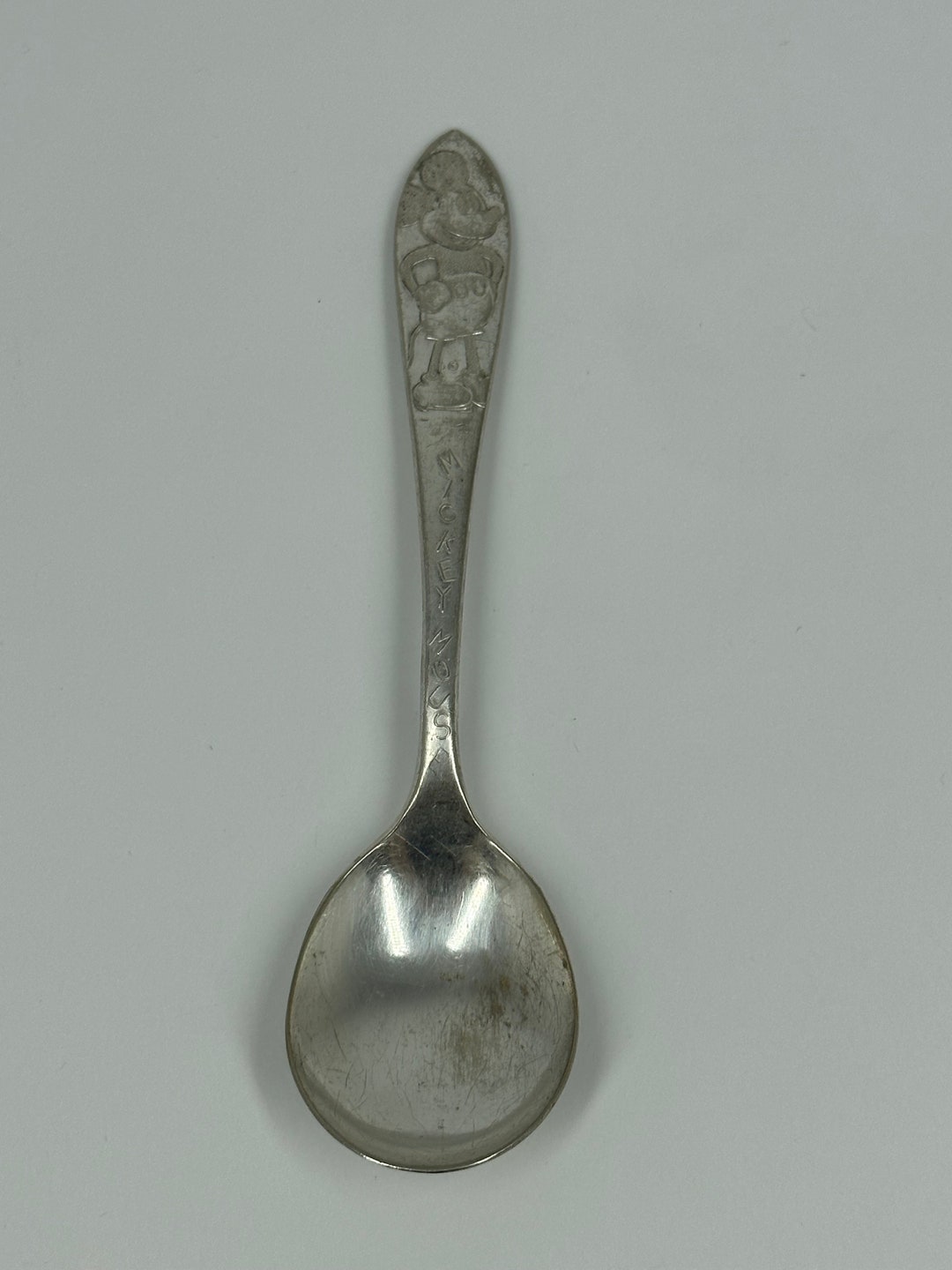 Vintage Spoon of Mickey Mouse by Branford Silver Plate From 1930s. - Etsy