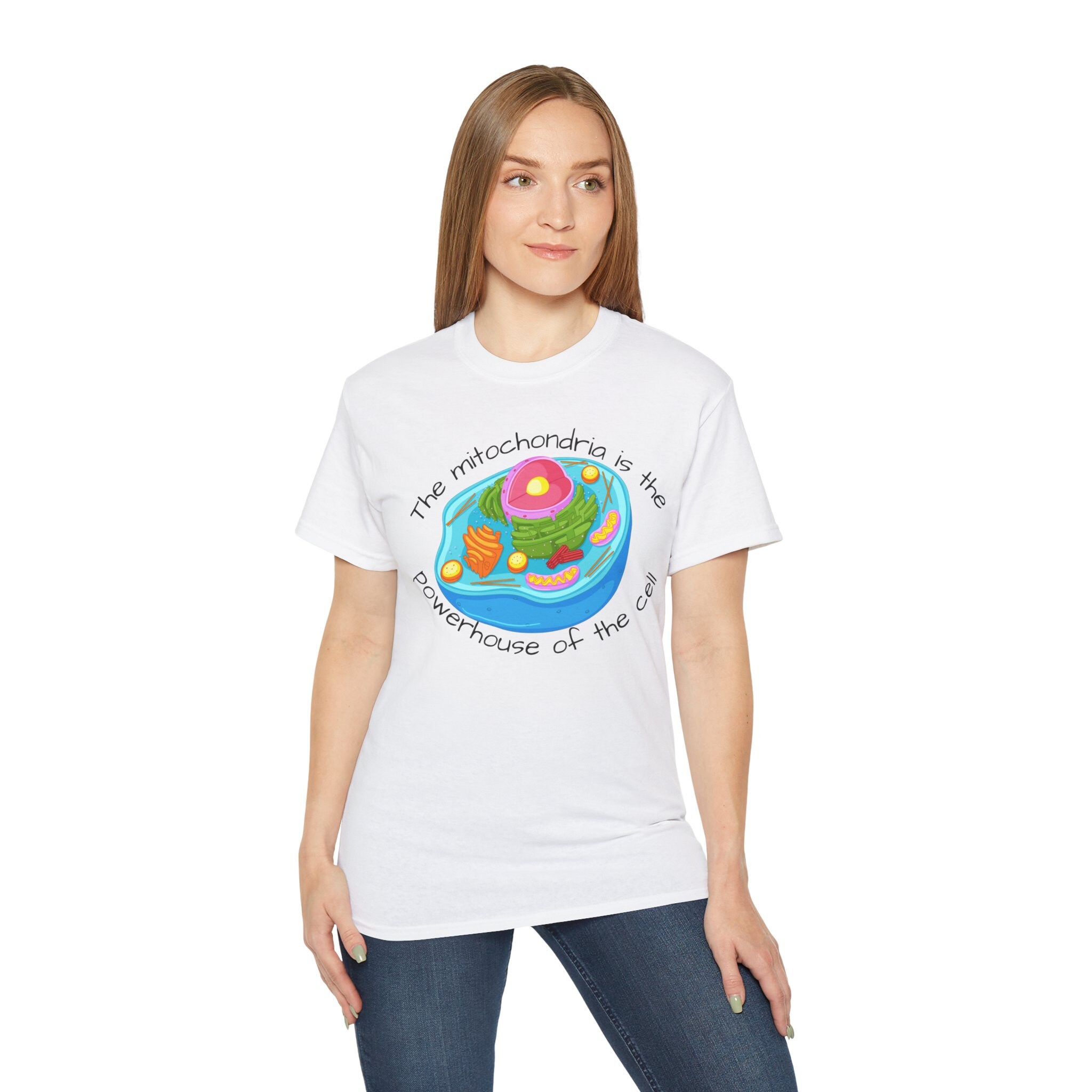 The Mitochondria is the Powerhouse of the Cell Shirt, Biology, Science ...