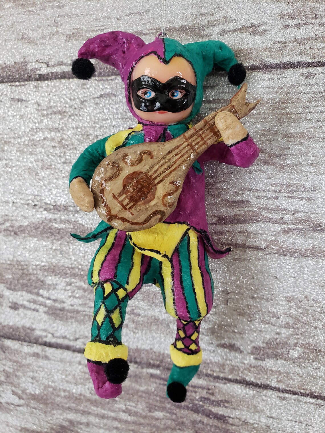 Masquerade Harlequin With Mandolin | Carnival of Venice | Medieval ...