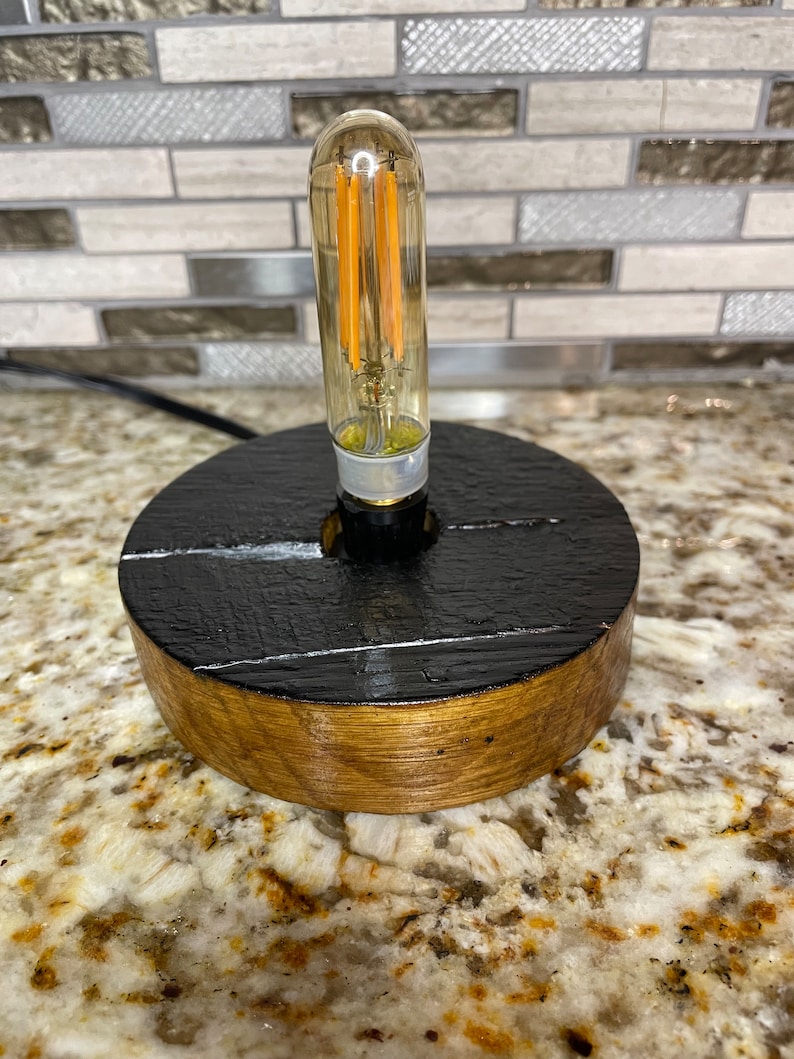 Old Forester Single Barrel Barrel Strength 130.5 Proof Up-cycled Lamp on Reclaimed Bourbon ...