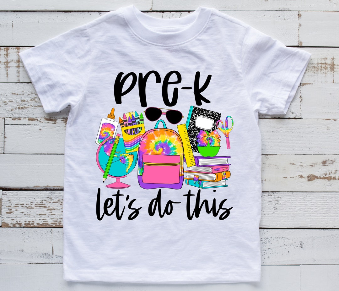 Pre K Shirt Let's Do This Pre-k Shirt Back to School Shirts Unisex Kids ...