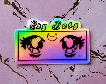 Cry Baby Sticker - Etsy