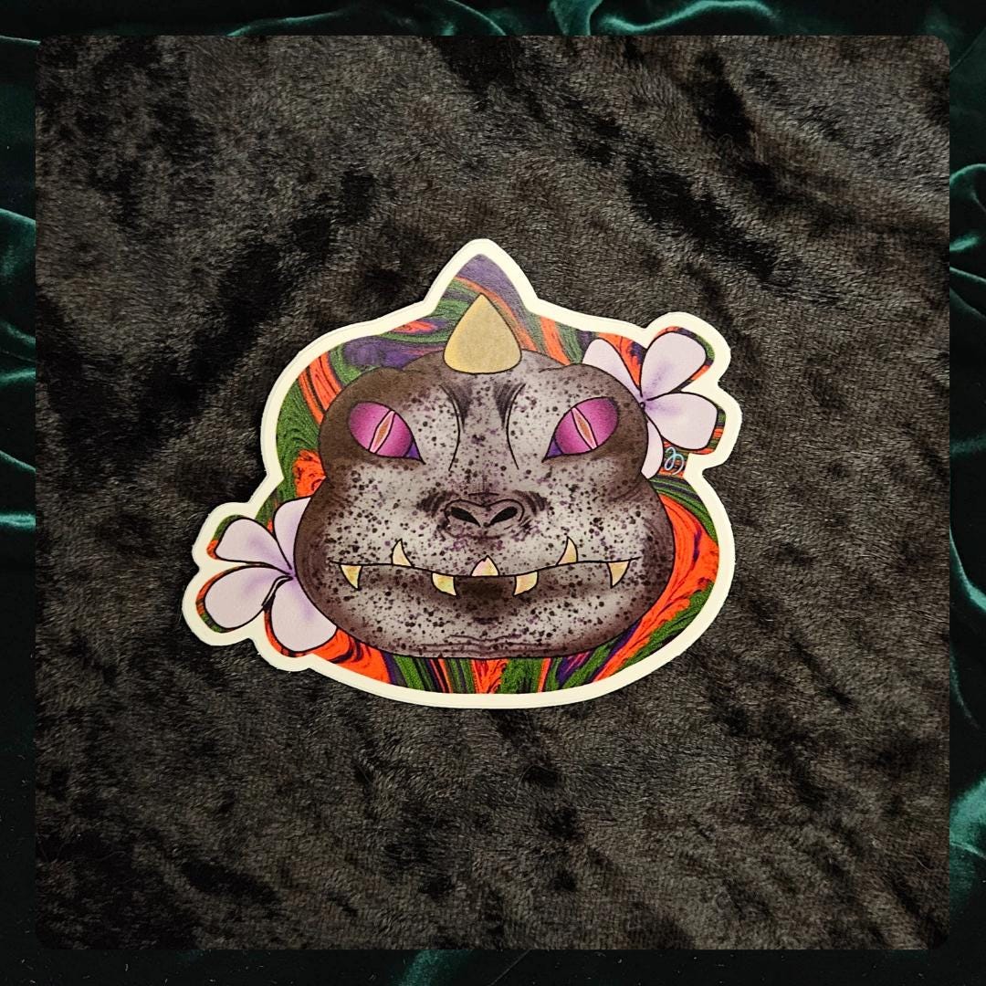 Enfield Monster Sticker: Cryptid Laptop Decal - Etsy