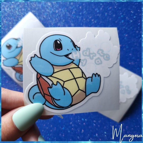 Squirtle Hydration Sticker Pokemon Sticker - Etsy