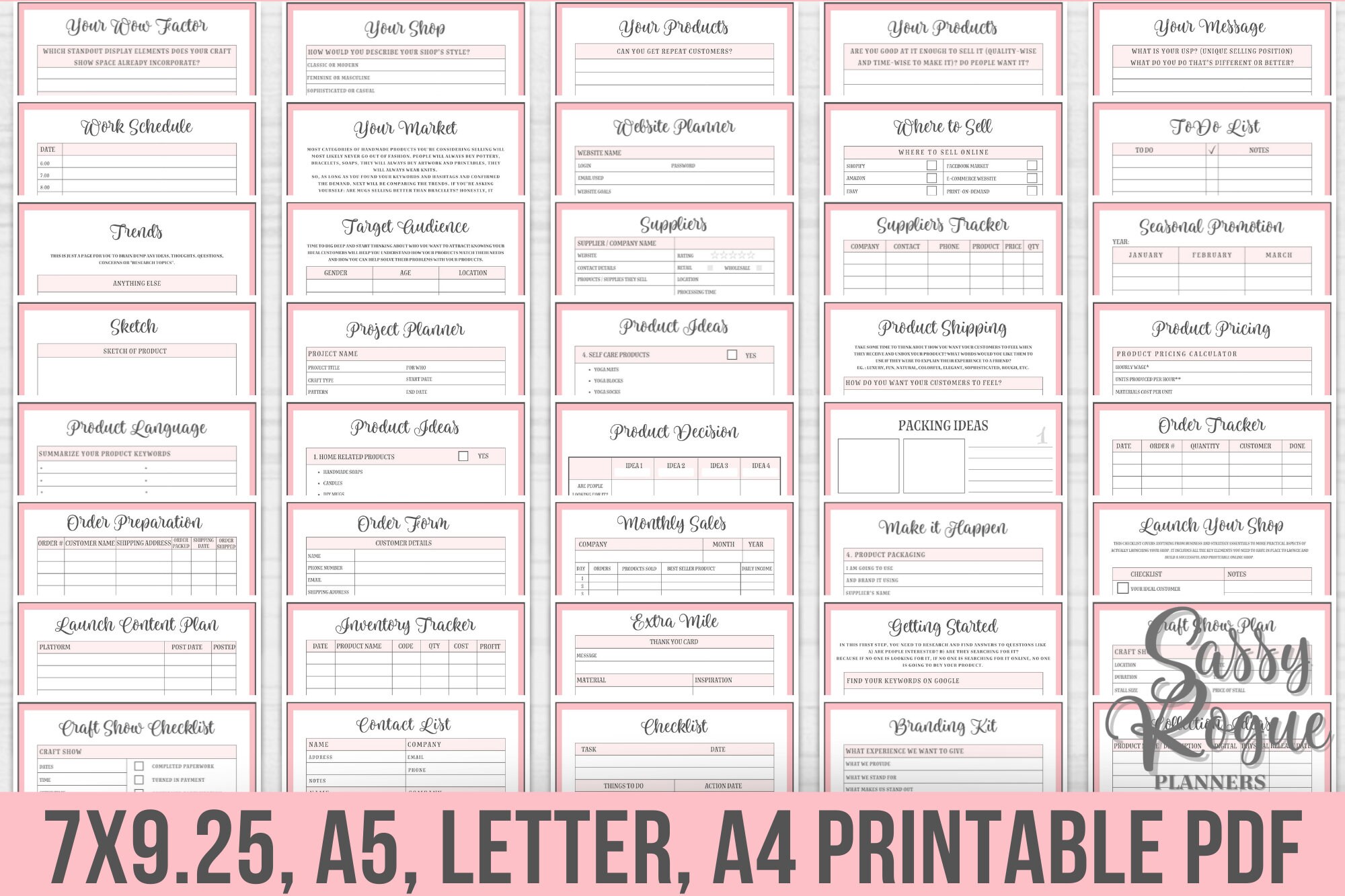 Business Planner Printable Small Business Planner Printable - Etsy