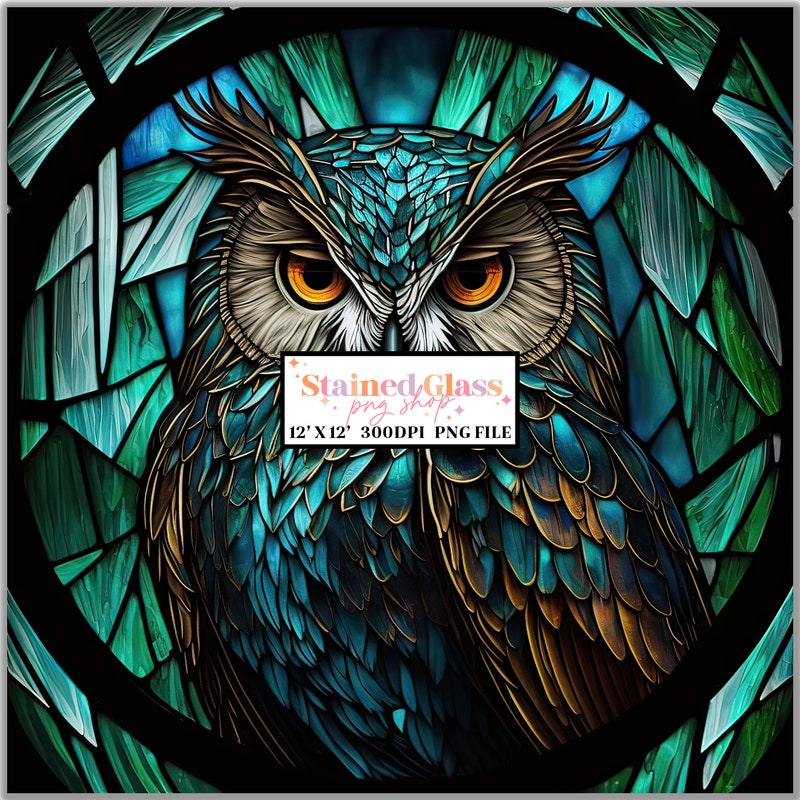 Owl Stained Glass Patterns - Etsy