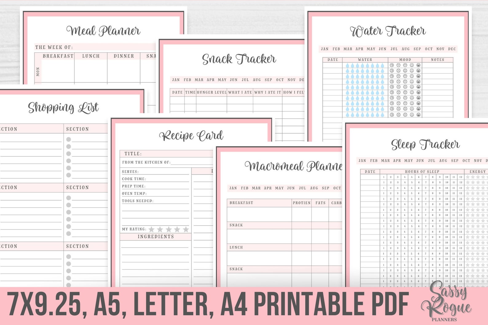 Weight Loss Journal Printable Fitness Planner Weight Loss - Etsy Canada