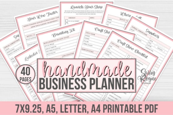 Business Planner Printable Small Business Planner Printable - Etsy