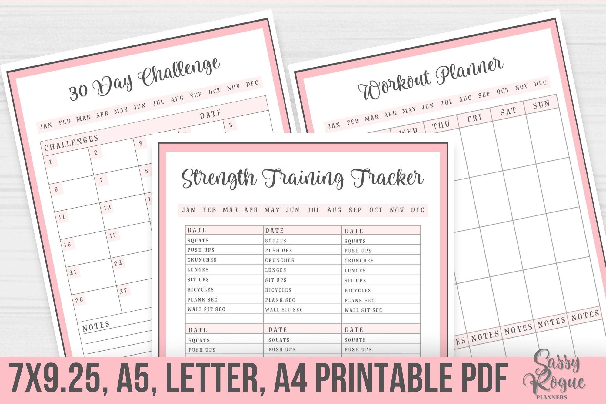 Weight Loss Journal Printable Fitness Planner Weight Loss | Etsy