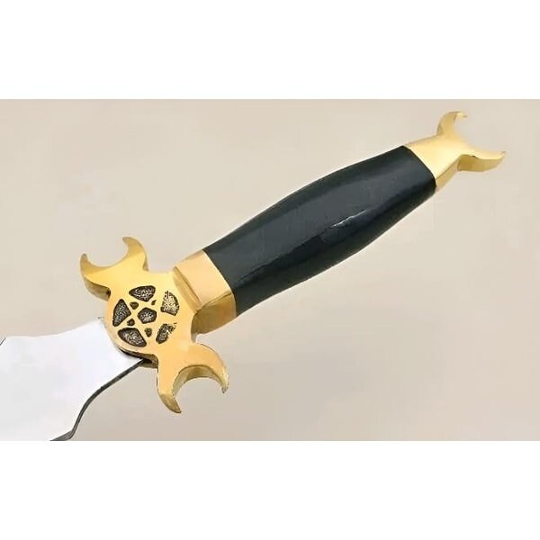 Handmade Custom Crescent Moon Dagger Ritual Athame Boline - Etsy