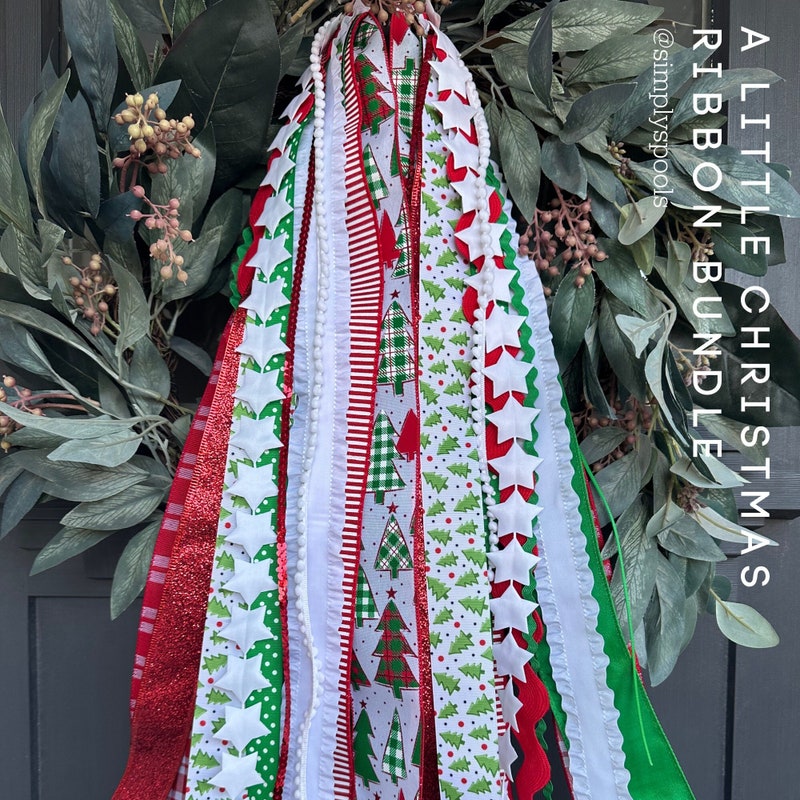 Christmas Ribbon - Etsy