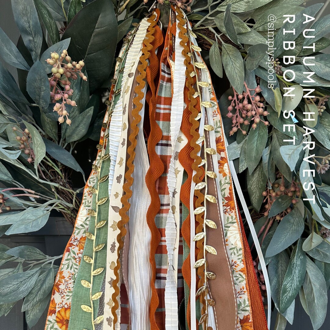 Autumn Harvest Ribbon Set - Etsy