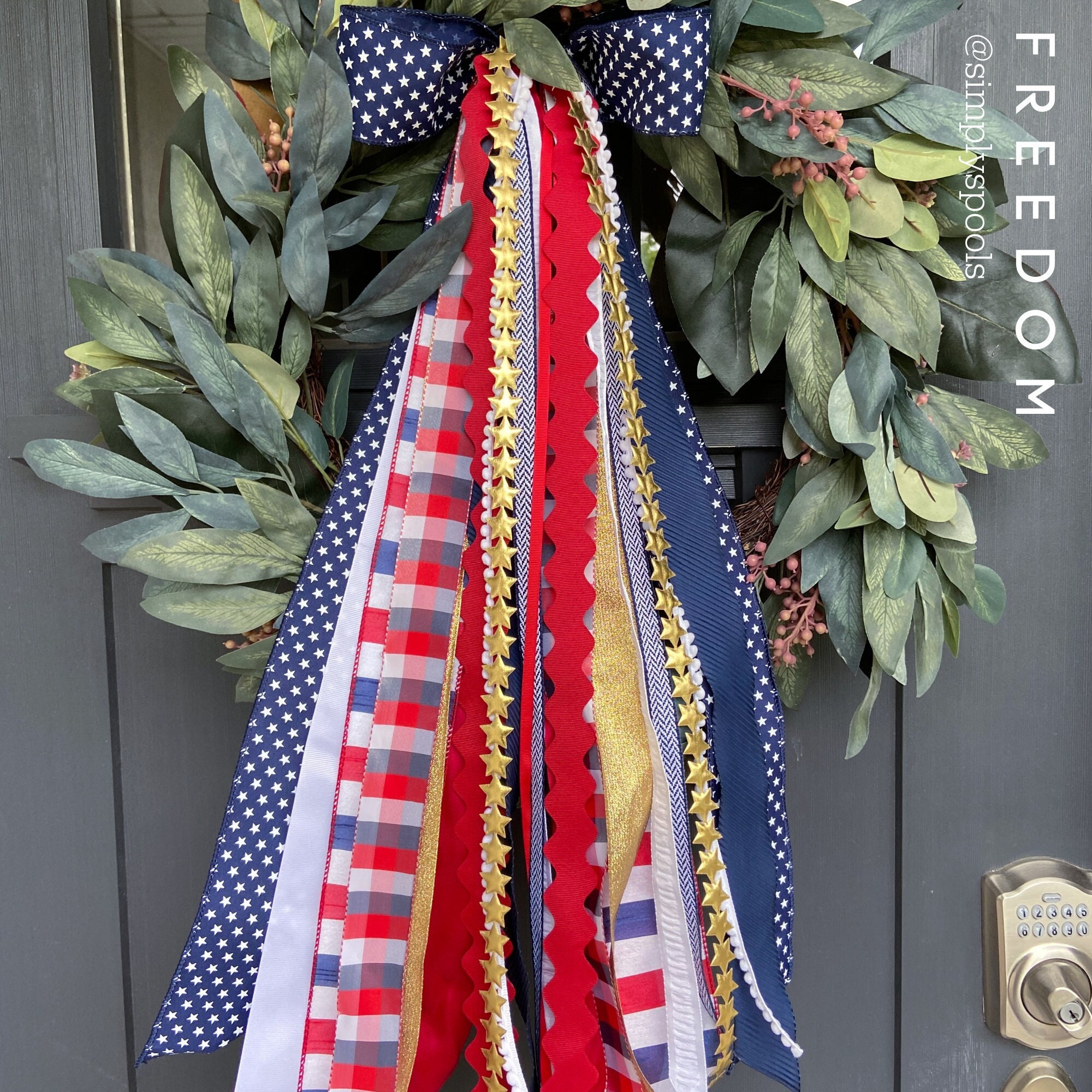Freedom Independence Day Ribbon Set - Etsy