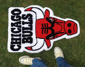 Chicago Bulls Rug - Etsy