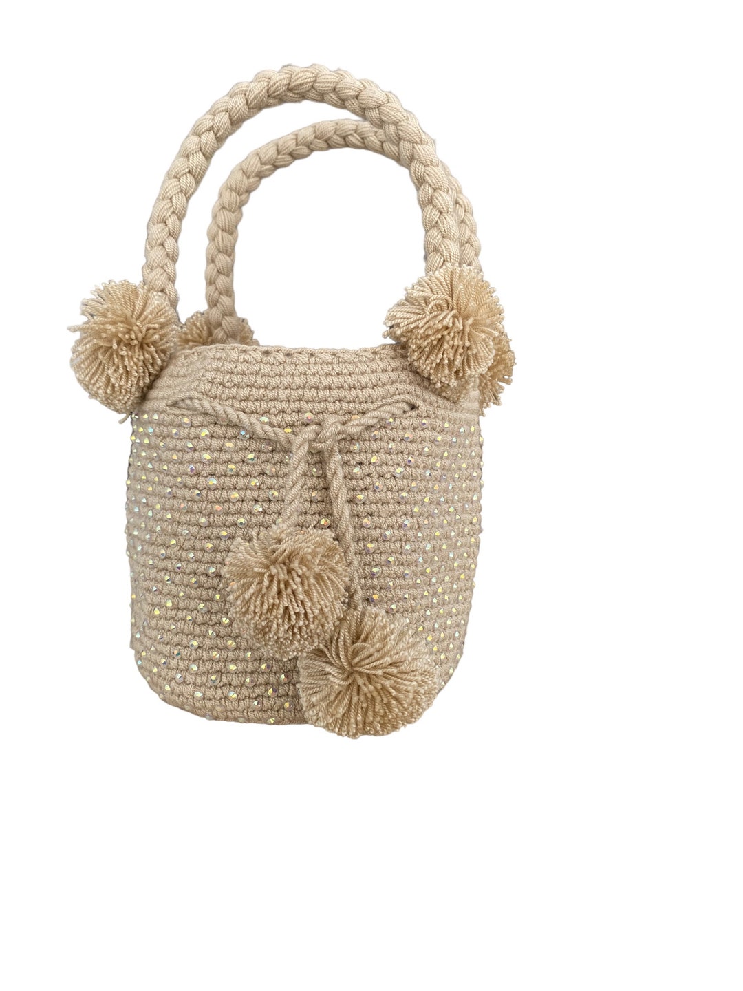 Embellished Wayuu Mini Bag | Evening Wayuu Bag | Wayuu Mochila Bags ...