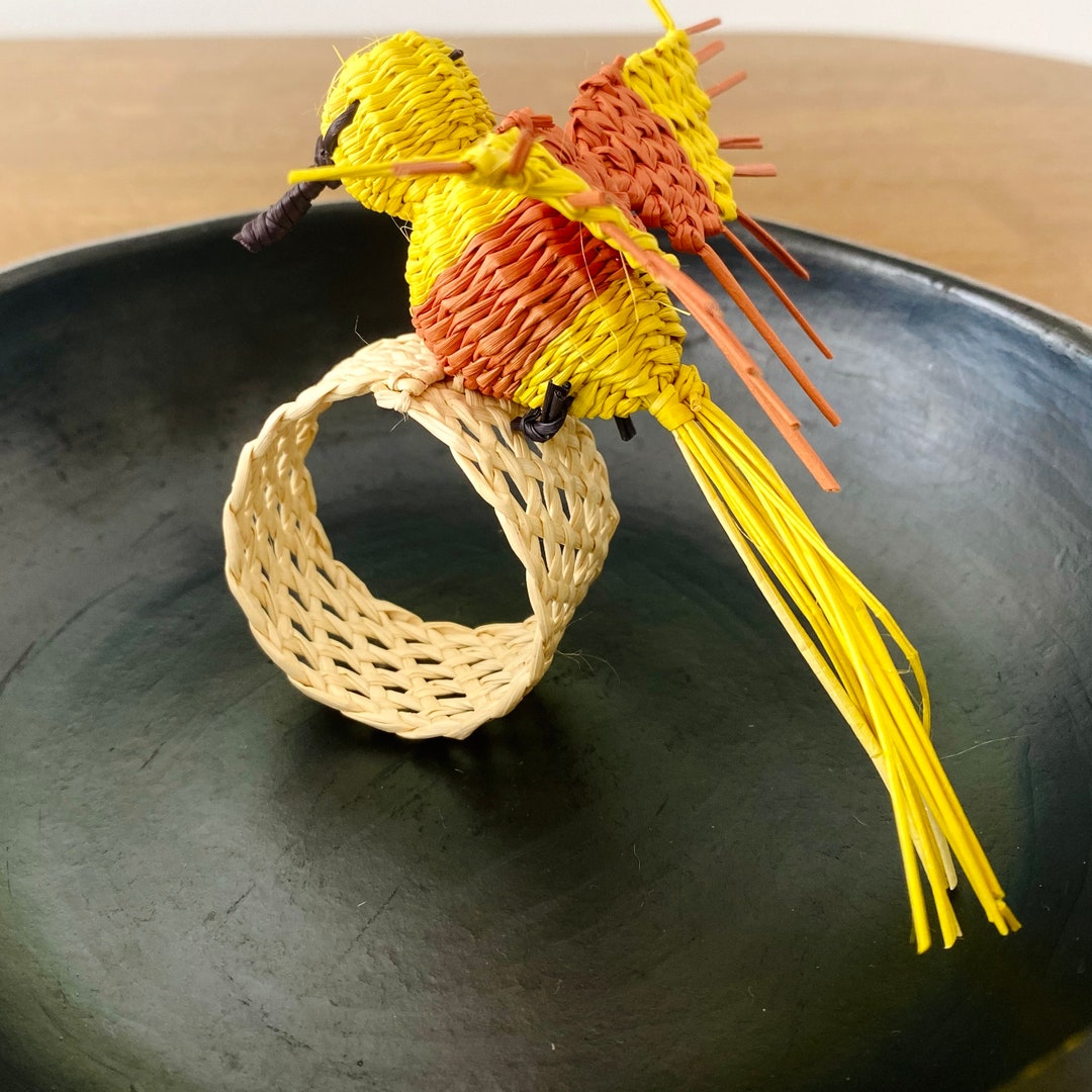 Hummingbird Napkin Ring Handmade Home Decor - Etsy