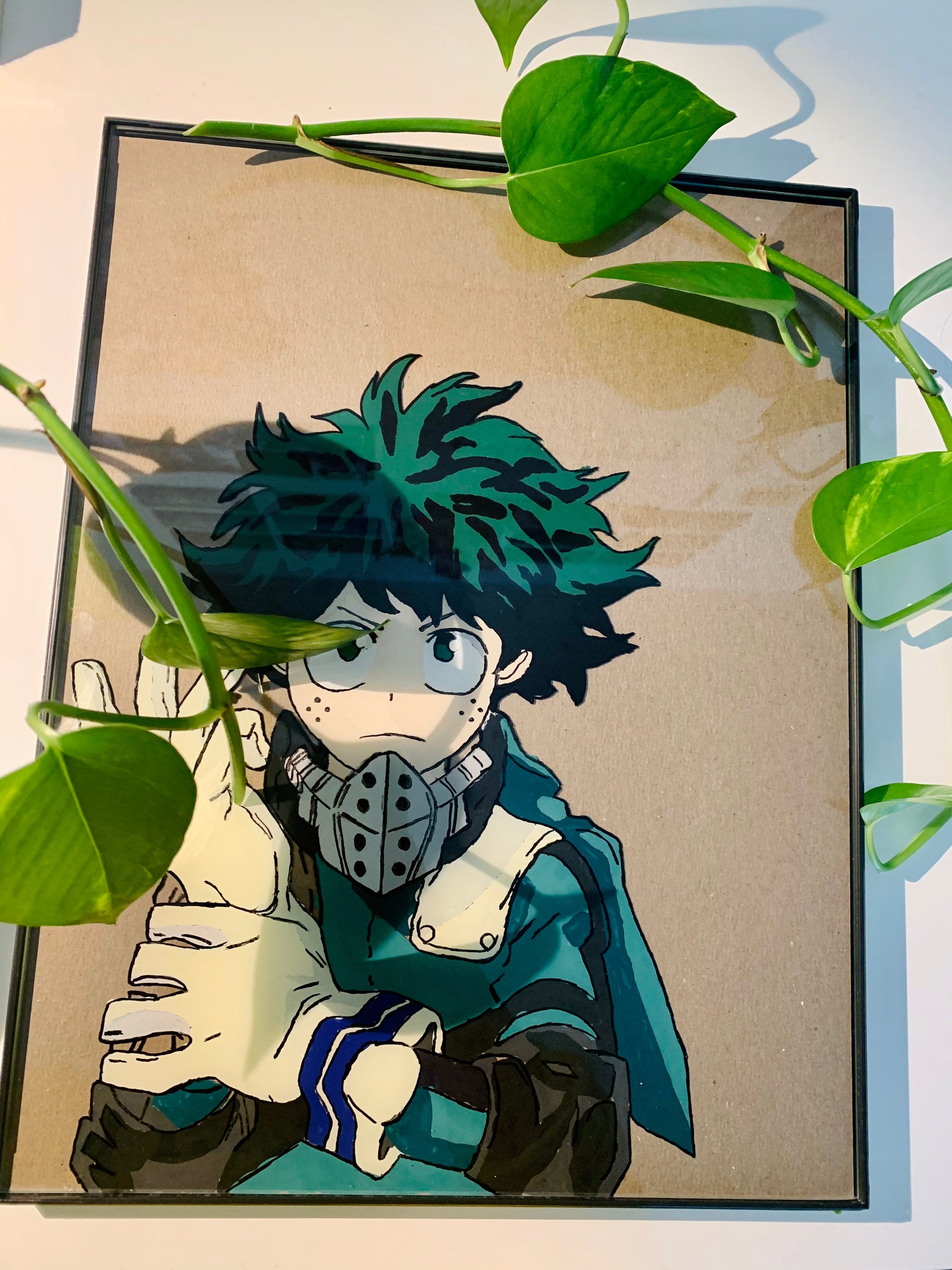 Painting Little Deku painting on Acrylic Glass Acrylic Art ...