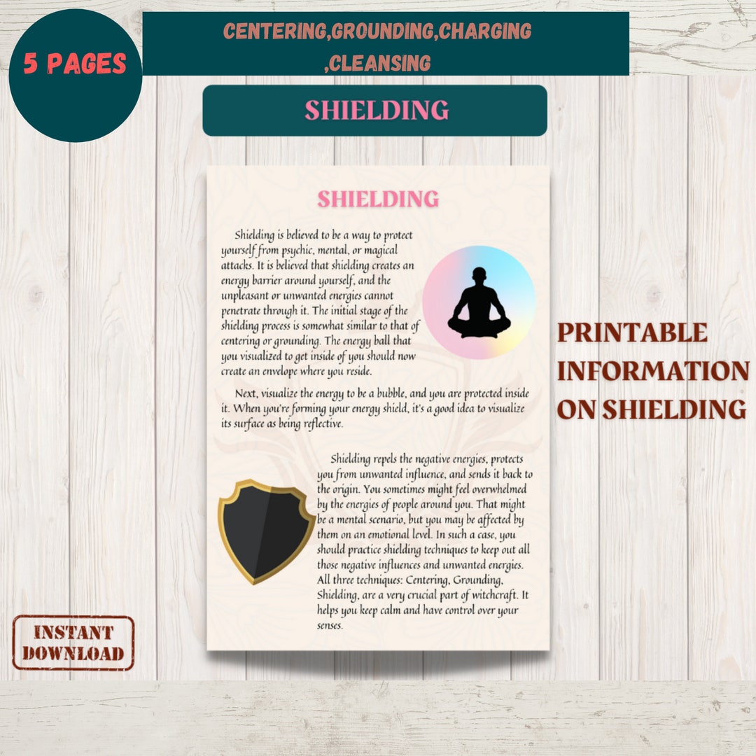 Centering ,grounding ,charging,shielding & Cleansing Grimoire Pages ...