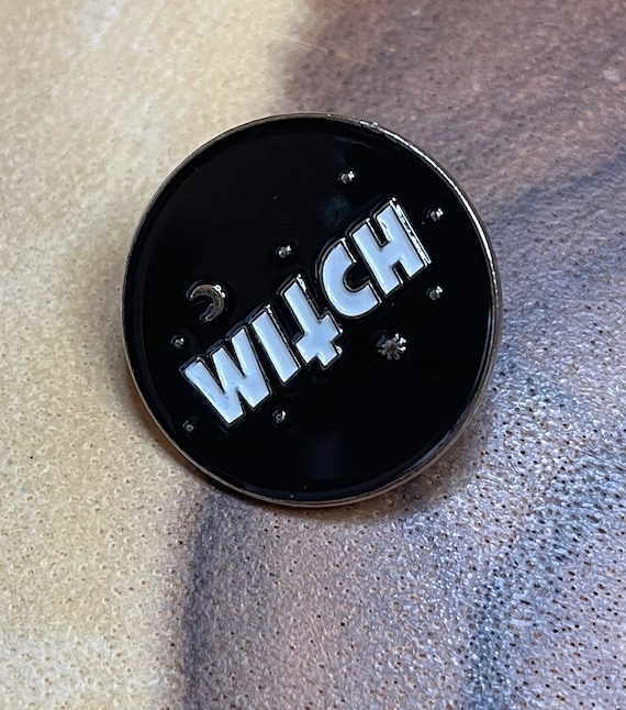 Witch Enamel Pin Witch pin | Etsy