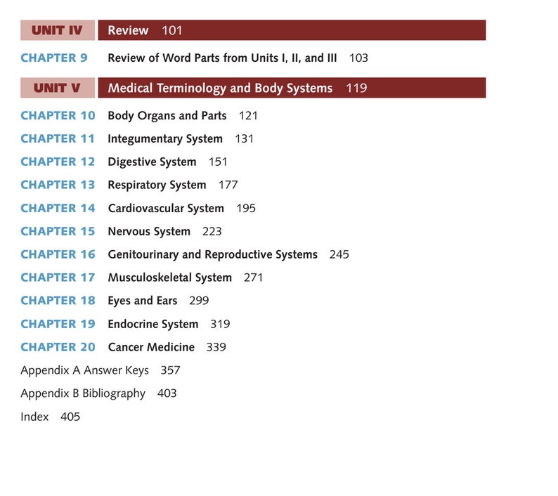 Essential Medical Terminology 5 Downloadable PDF - Etsy