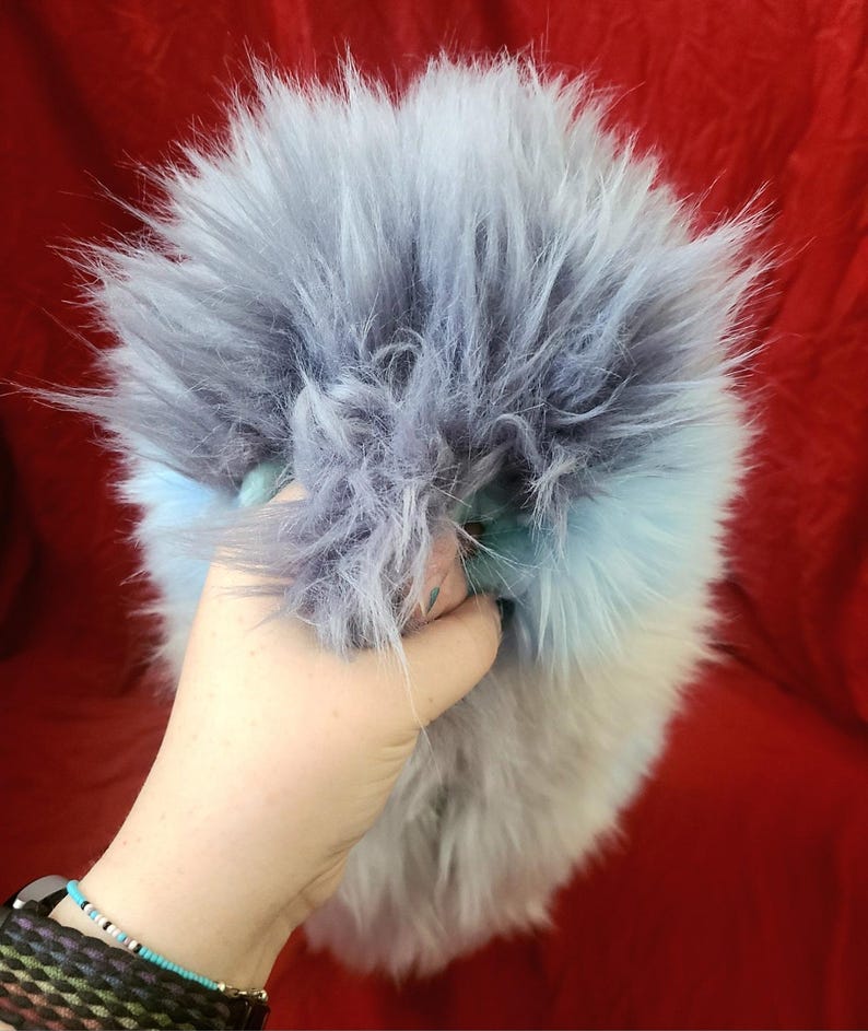 Blue Gray Wolf Tail - Etsy