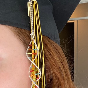 Science DNA Double Helix Beaded Graduation Tassel Decorative Charm - Etsy